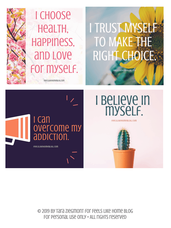 44 Positive Affirmations for Defeating Cravings and Overcoming Addicti